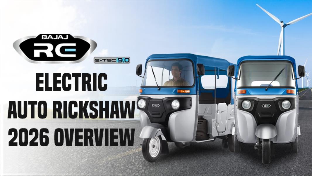 Bajaj RE E-TEC 9.0 Electric Auto Rickshaw 2026 Overview| TrucksBuses.com