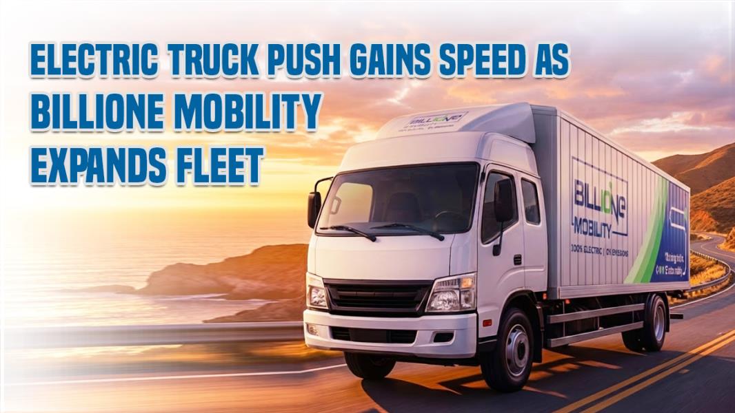 Electric Truck Push Gains Speed as BillionE Mobility Expands Fleet ...