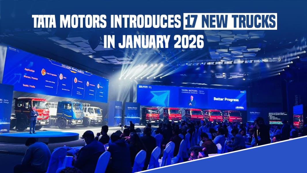 Tata Motors Introduces 17 New Trucks in January 2026| TrucksBuses.com