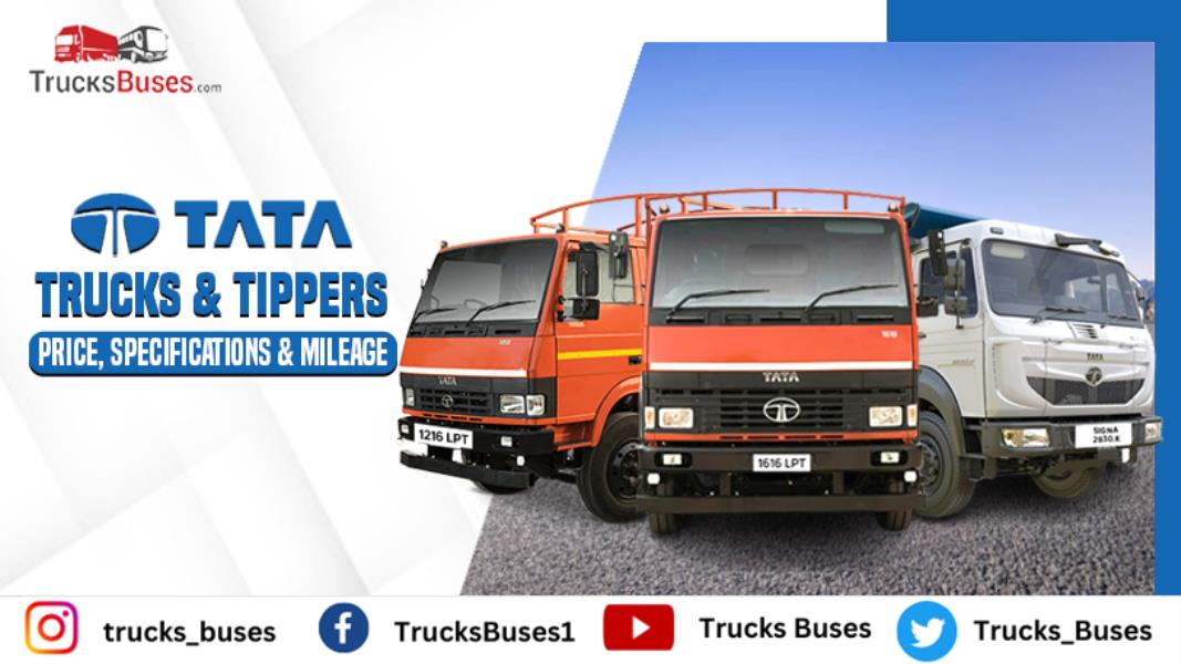 Tata Trucks Price, Specifications & Mileage - Complete Overview ...