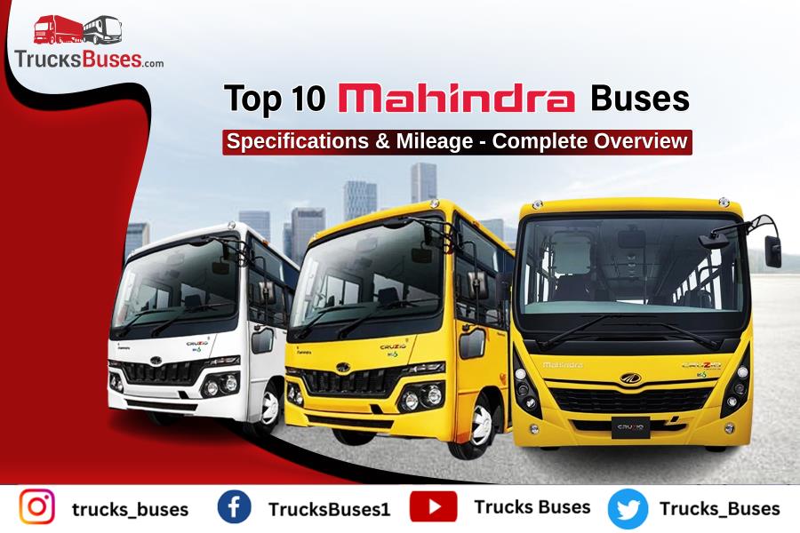 Top 10 Mahindra Buses: Specifications & Mileage - Complete Overview ...