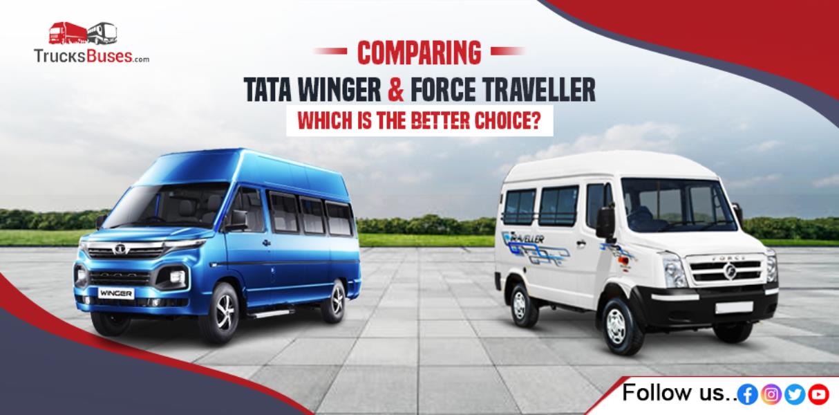 Comparing Tata Winger and Force Traveller: Which is the Better Choice ...