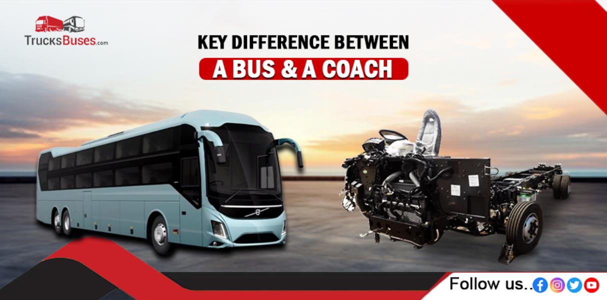 Key Difference Between a Bus and a Coach - Comparison| TrucksBuses.com