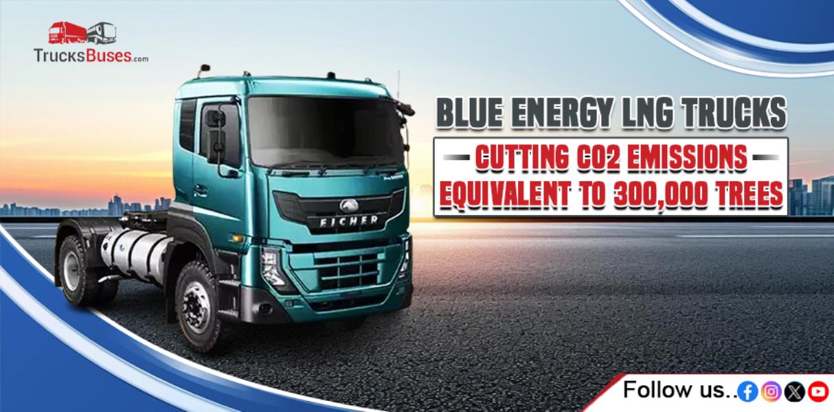 Blue Energy LNG Trucks: Cutting CO2 Emissions Equivalent to 300,000 ...
