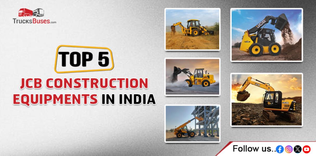 Best 5 JCB Construction Equipments in India - Operation & Price ...