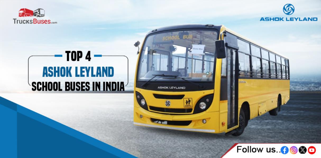 Best 4 Ashok Leyland School Buses in India| TrucksBuses.com