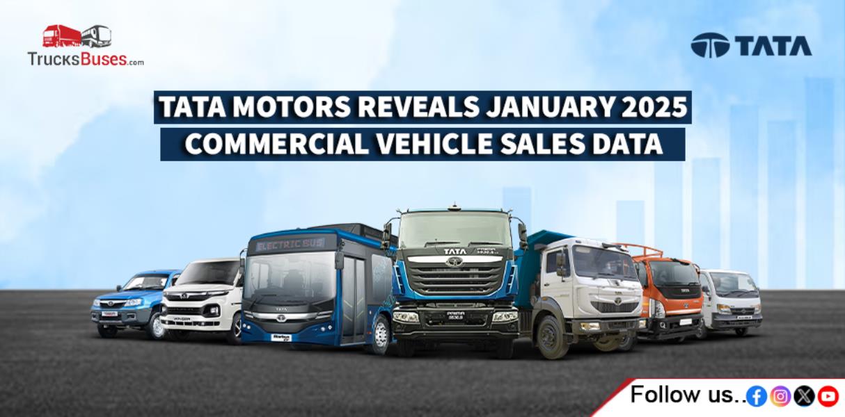 Tata Motors Announces Commercial Vehicle Sales Growth for January 2025 ...