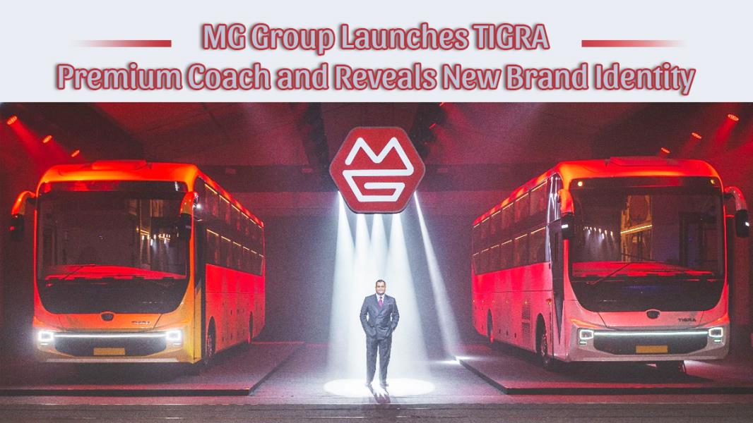 MG Group Launches TIGRA Premium Coach and Reveals New Brand Identity ...