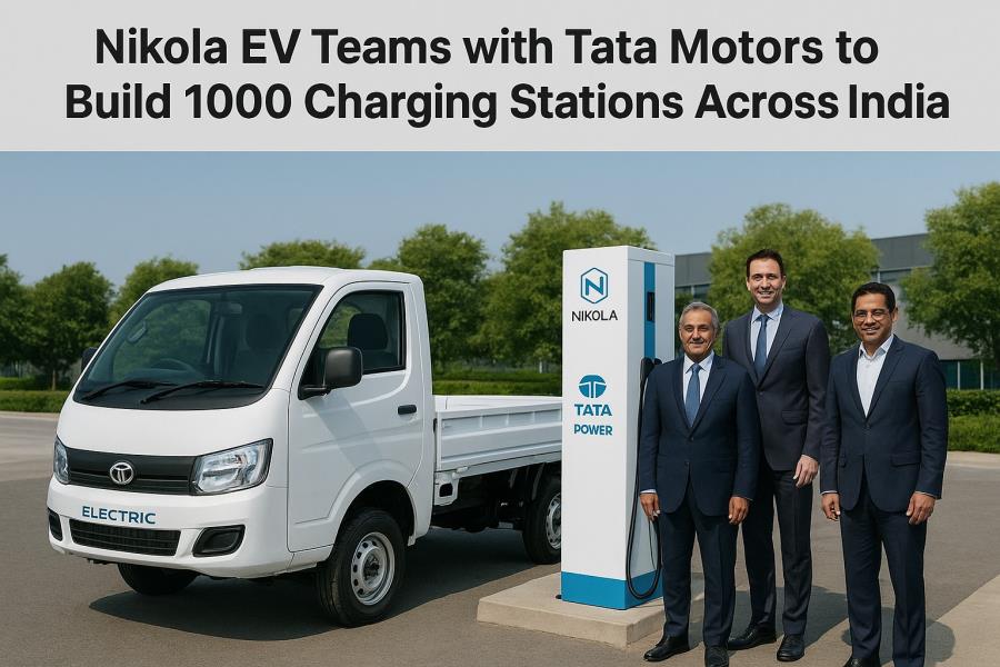 Nikola EV Teams with Tata Motors to Build 1000 Charging Stations Across ...