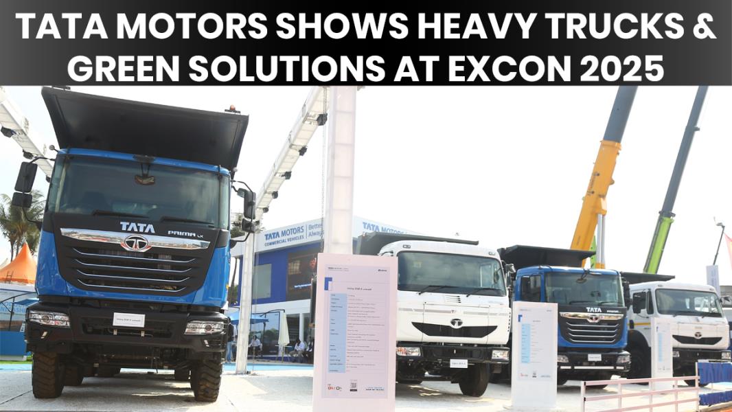 Tata Motors Shows Heavy Trucks and Green Solutions at EXCON 2025 ...