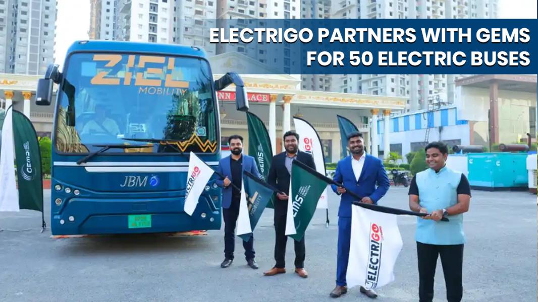 ElectriGo Partners with GEMS for 50 Electric Buses| TrucksBuses.com